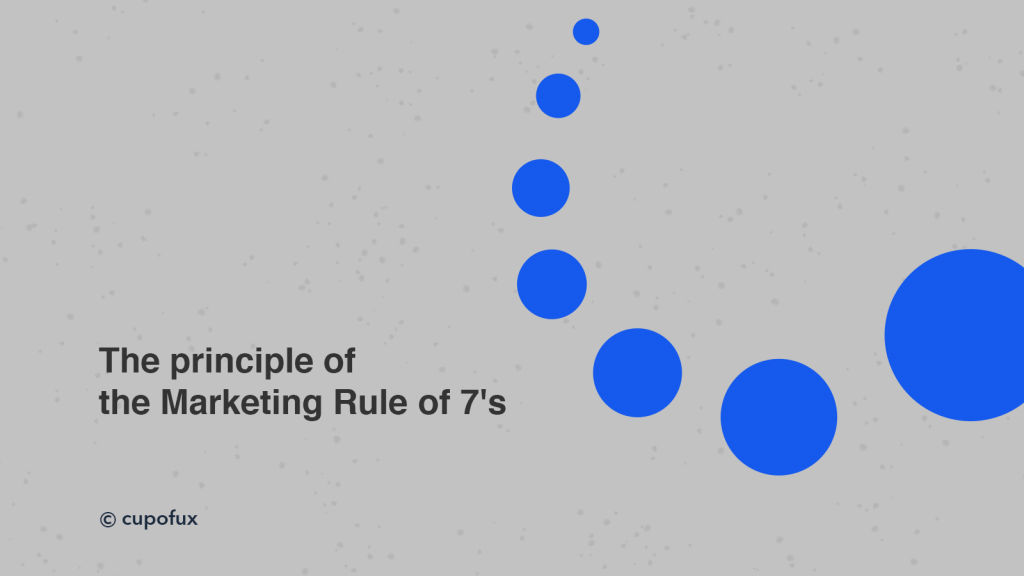 The principle of the Marketing Rule of 7’s